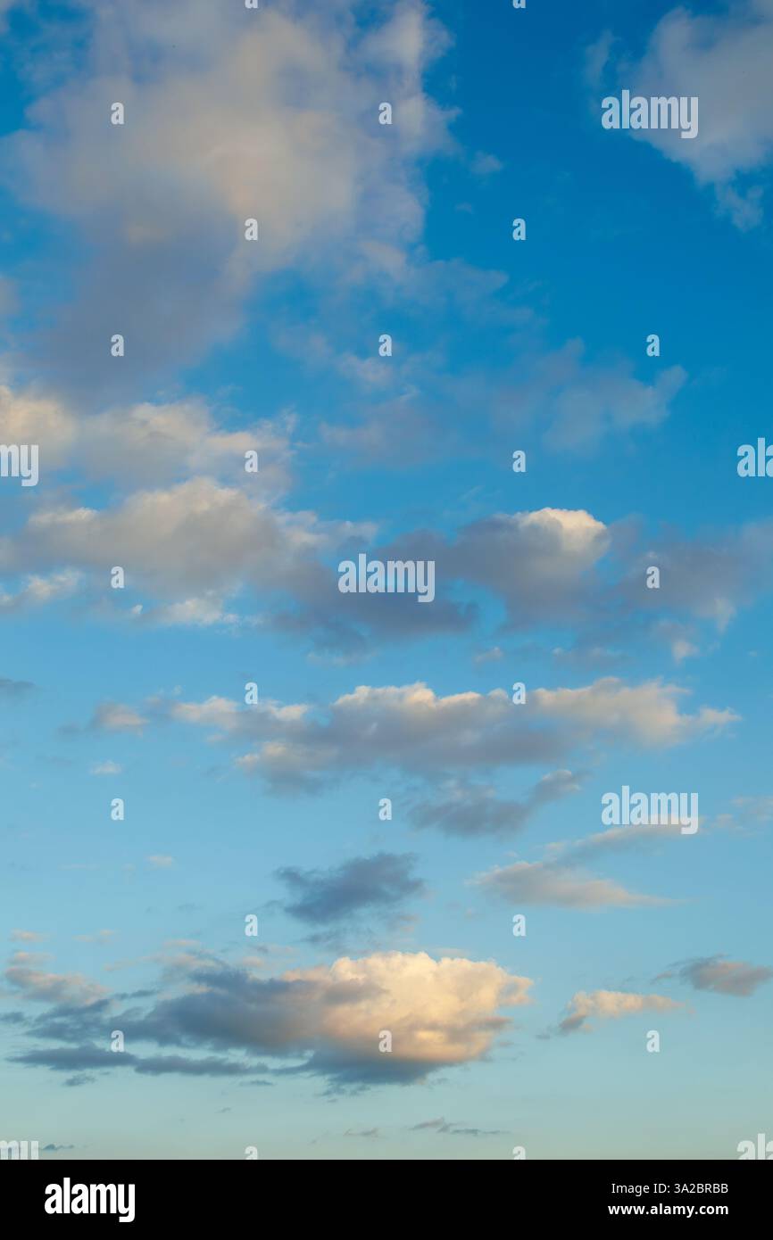 Soft scattered clouds float hi-res stock photography and images - Alamy