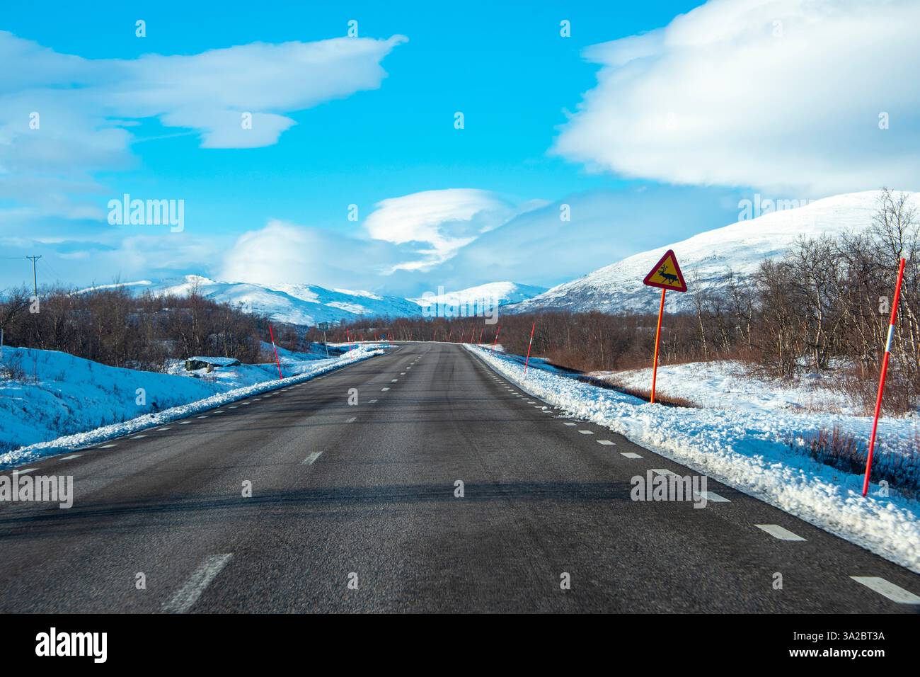 European Route E10 - Sweden Stock Photo - Alamy