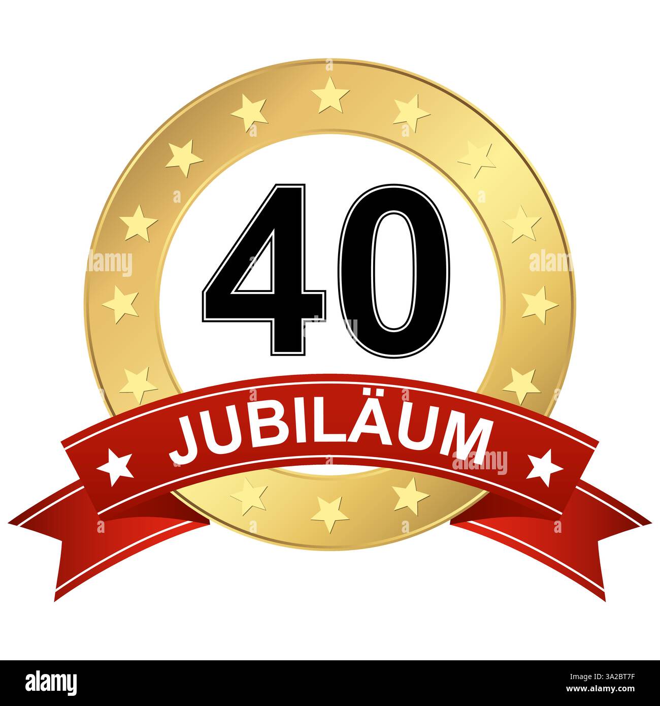 40 years of service Stock Vector Images - Alamy
