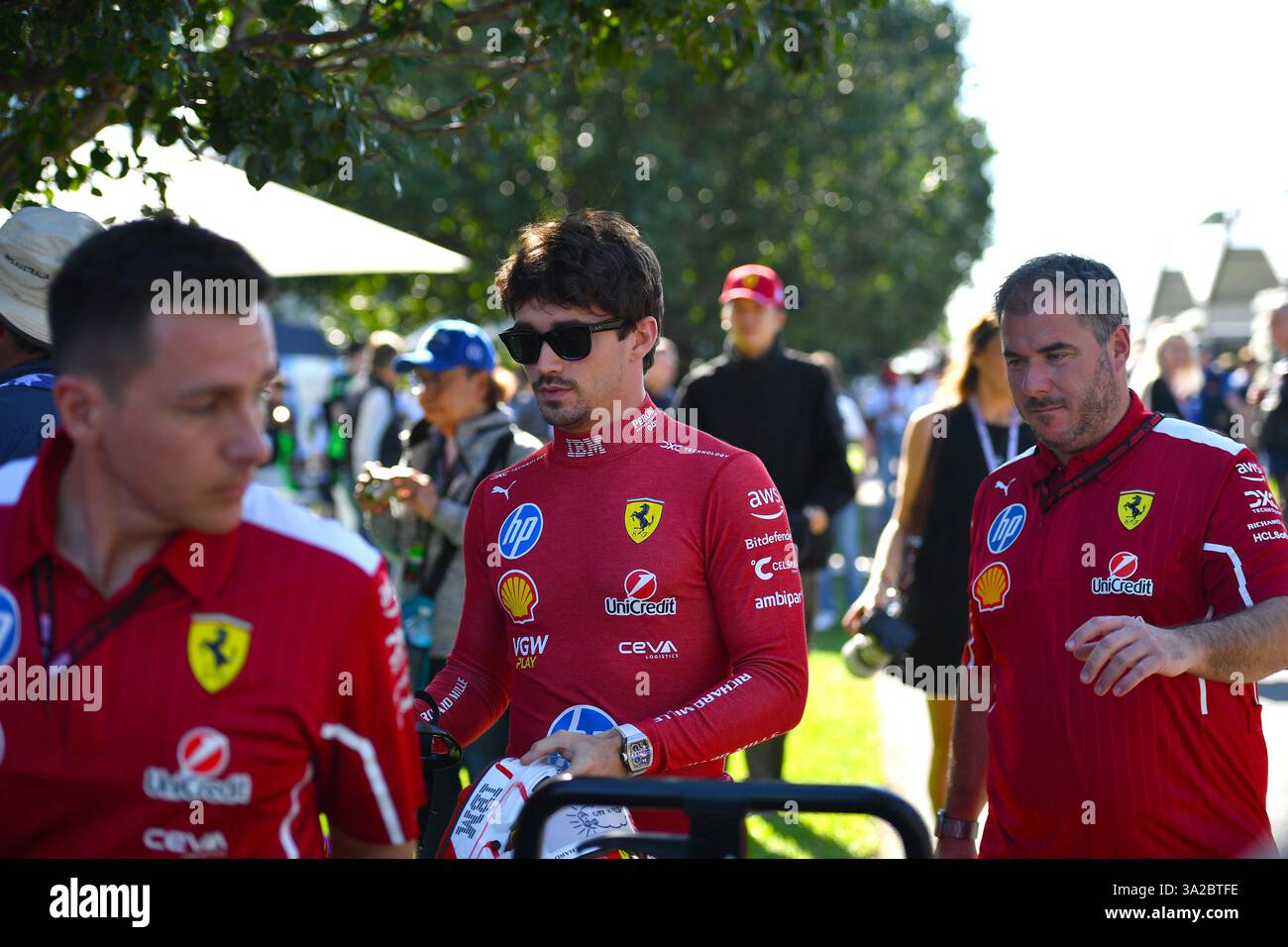 MELBOURNE, AUSTRALIA 13 Mar 2025. Pictured: Ferrari Formula 1 driver ...