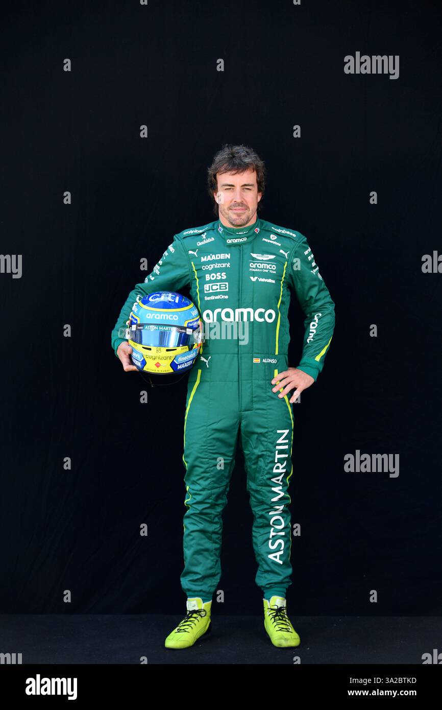 MELBOURNE, AUSTRALIA 13 Mar 2025. Pictured: Portrait of Aston Martin ...