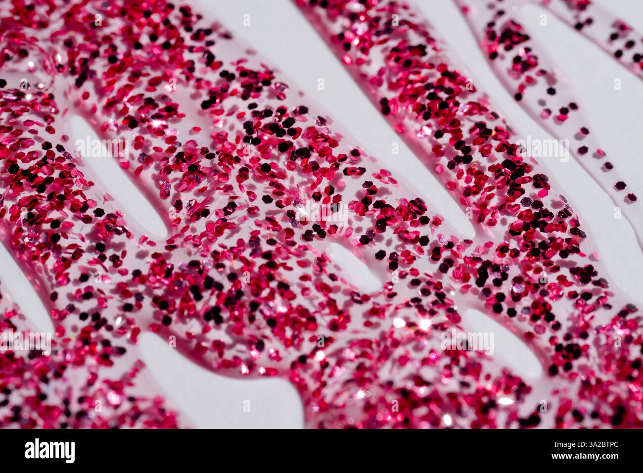 Cosmetic shimmering scrub or mask smudge gel peeling swatch isolated on ...