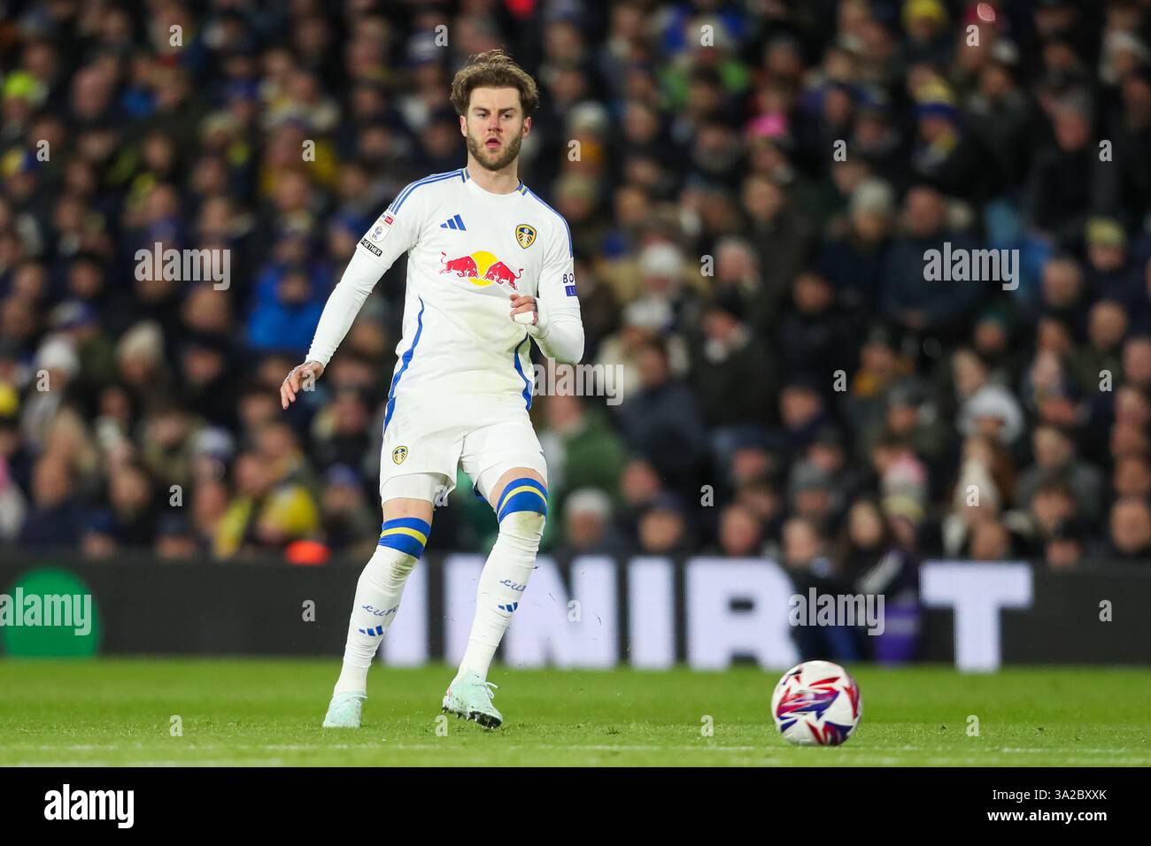 Leeds, UK. 12th Mar, 2025. Joe Rodon of Leeds United during the Leeds ...