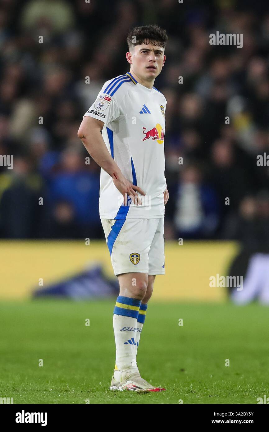 Leeds, UK. 12th Mar, 2025. Daniel James of Leeds United during the ...
