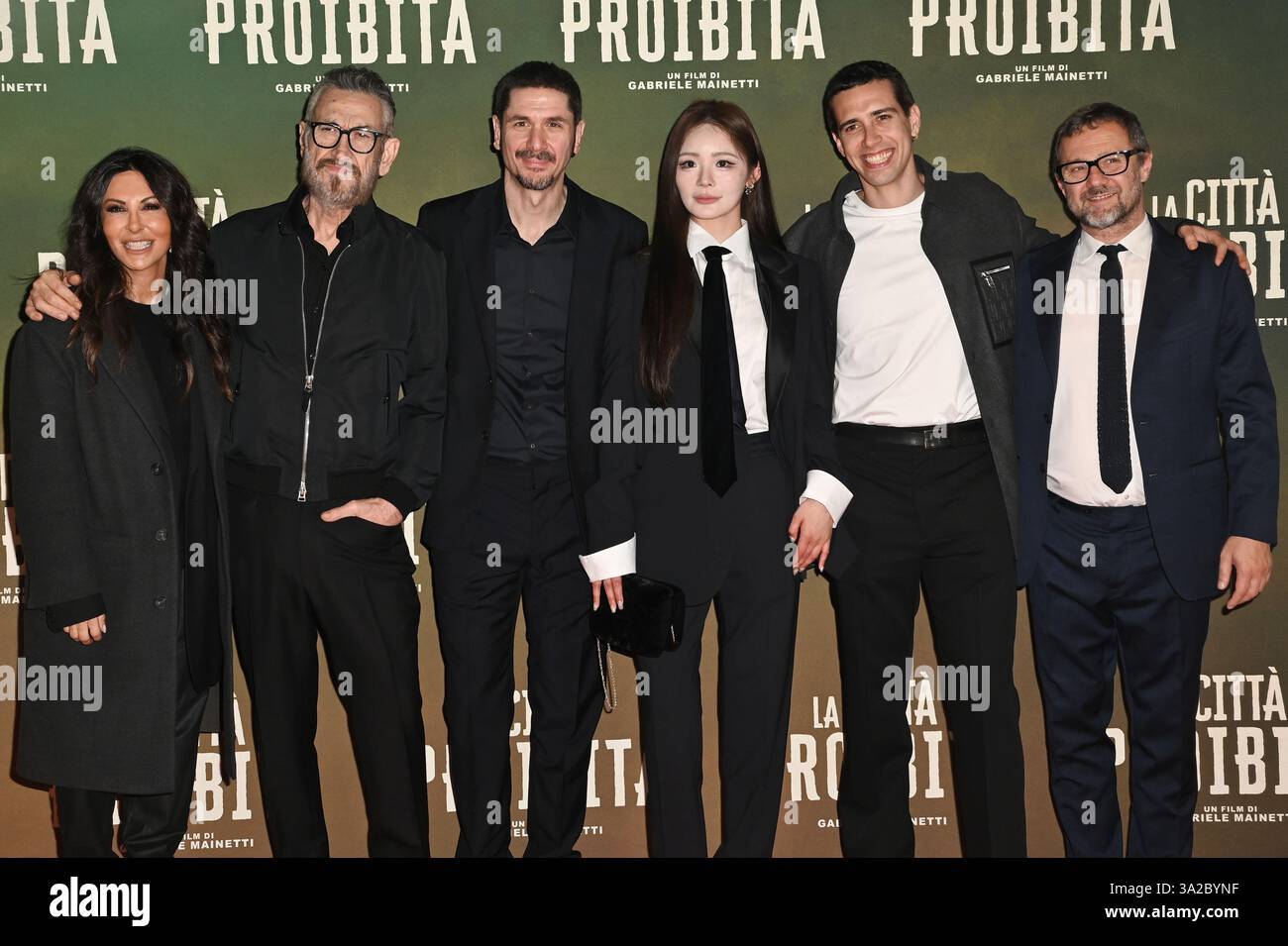 Italy. 12th Mar, 2025. Sabrina Ferilli, Marco Giallini, Gabriele ...