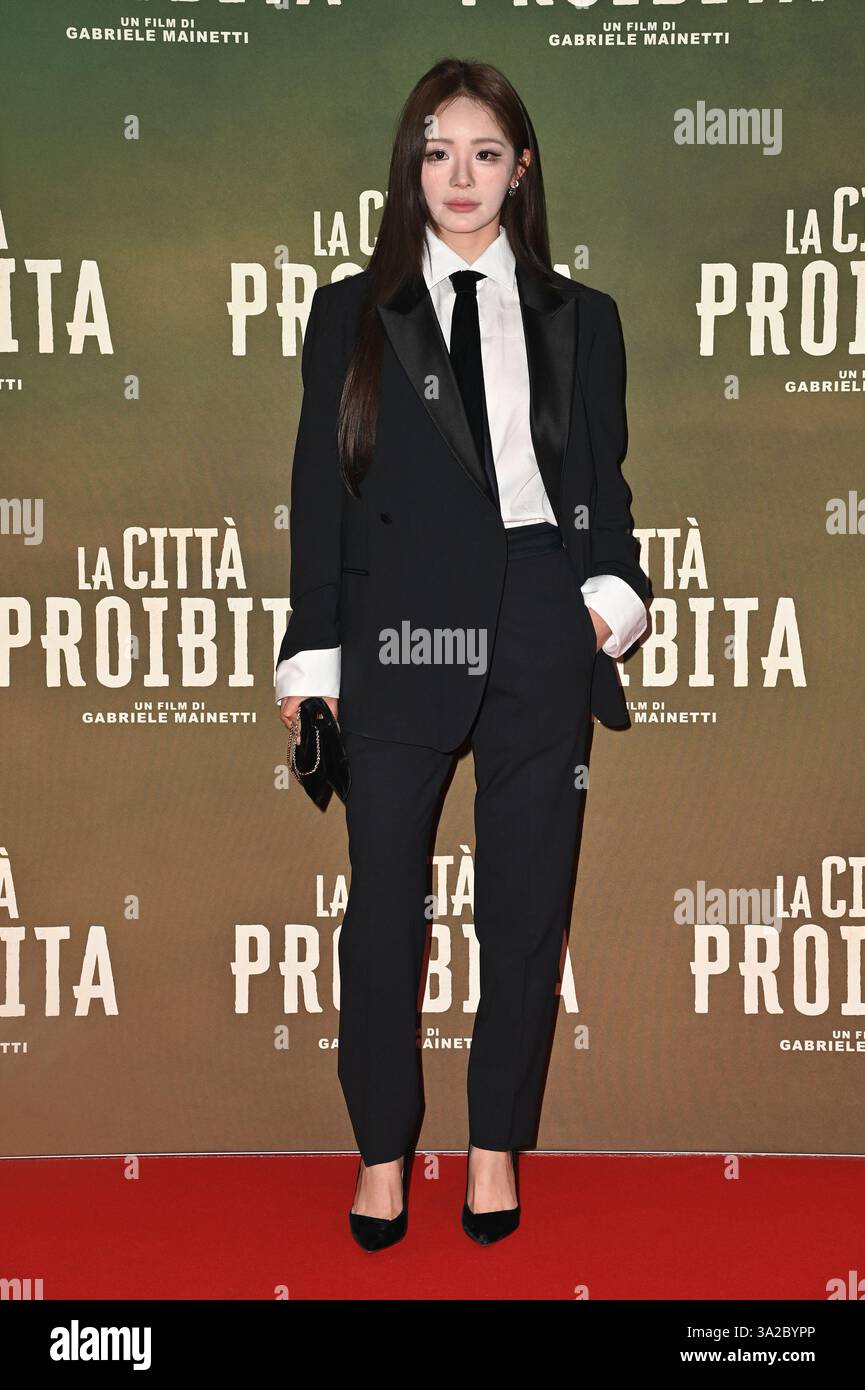 Yaxi Liu Premiere of the movie -La cittˆ proibita- Cinema Barberini ...