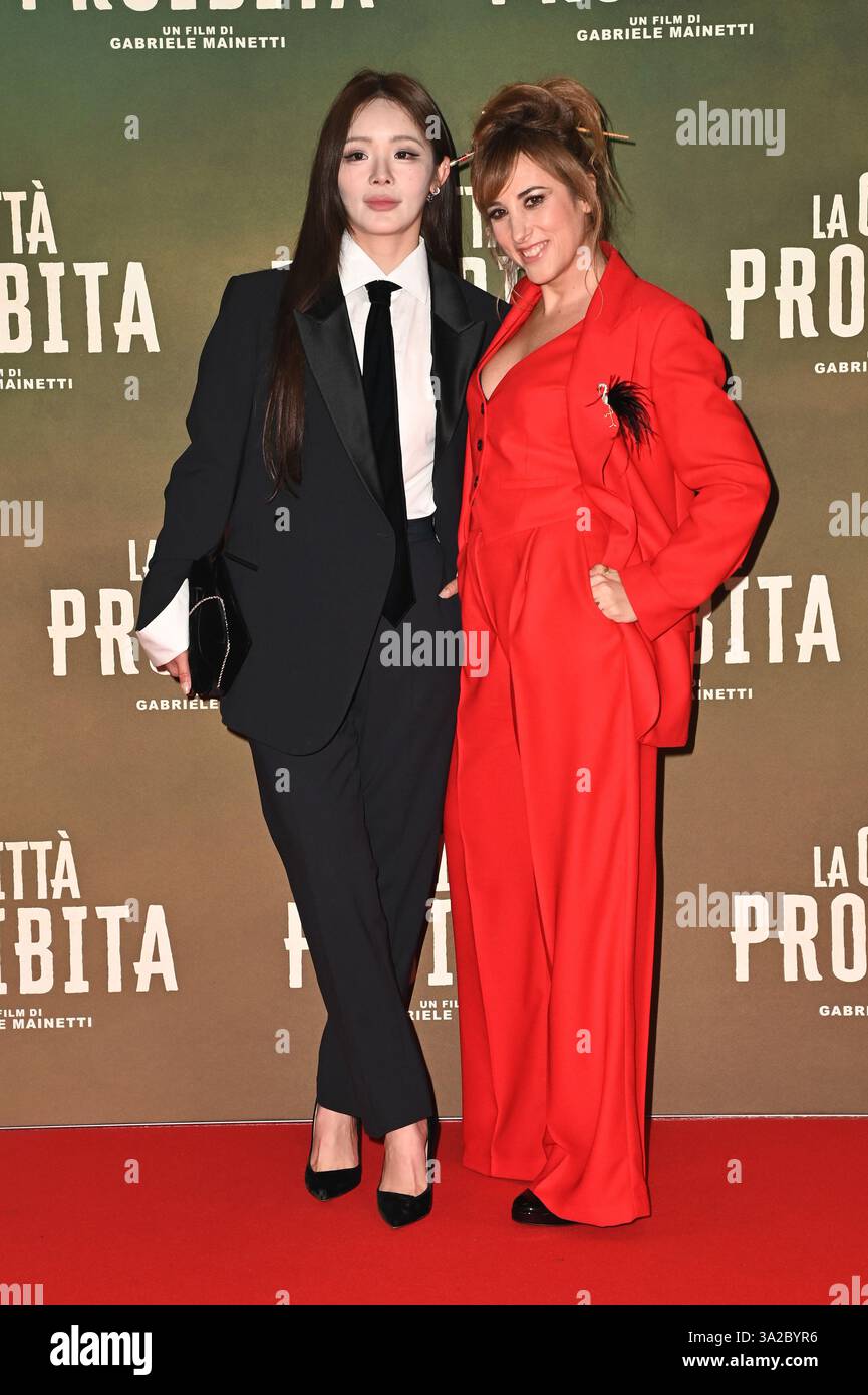 Yaxi Liu , Aurin Proietti Premiere of the movie -La cittˆ proibita ...