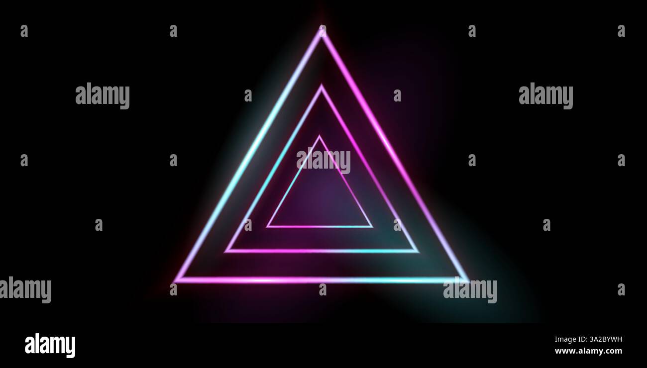 Led tunnel in perspective Stock Vector Images - Alamy