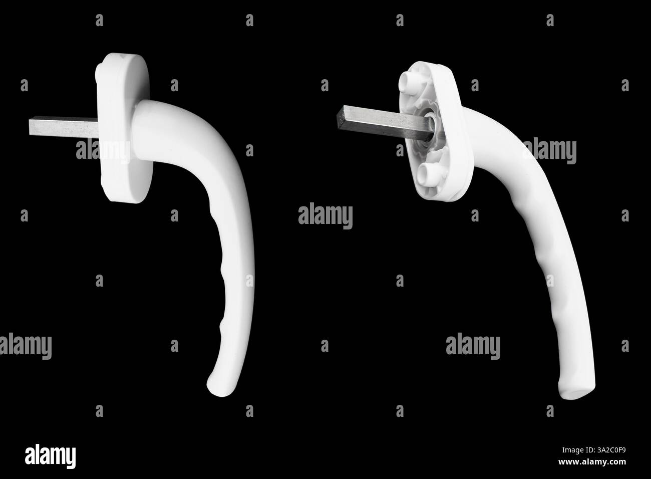 Window handle for opening closing and operating patio doors and ...