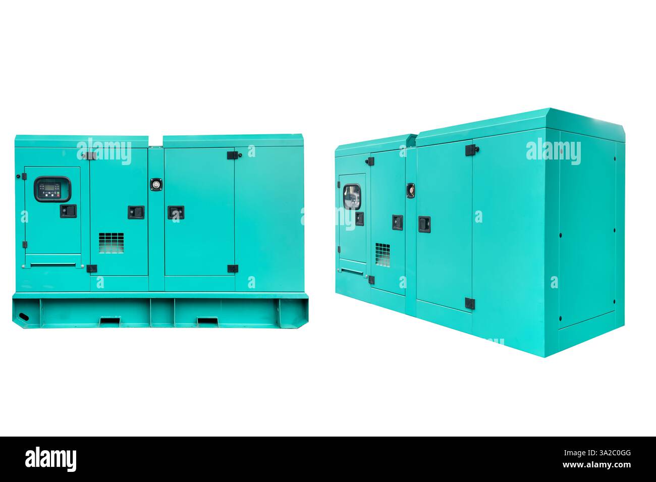 Mobile diesel generator for emergency electric power. Industrial diesel ...