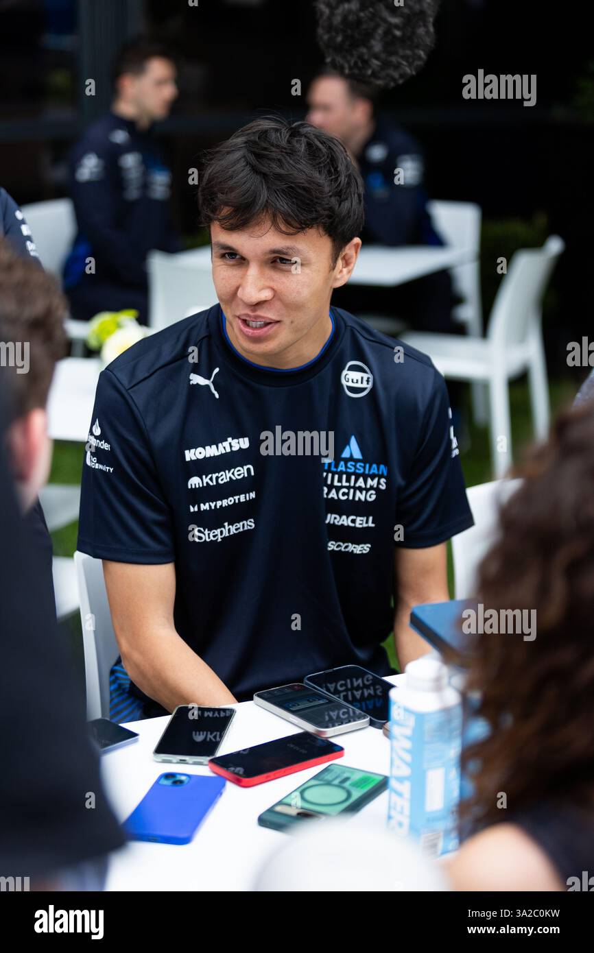 ALBON Alexander (tha), Williams Racing FW47, portrait during the ...