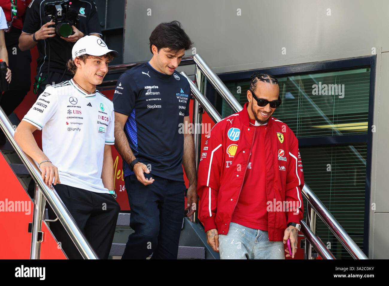 Melbourne, Australie. 13th Mar, 2025. KIMI ANTONELLI Andrea (ita), Mercedes AMG F1 Team W16 ...