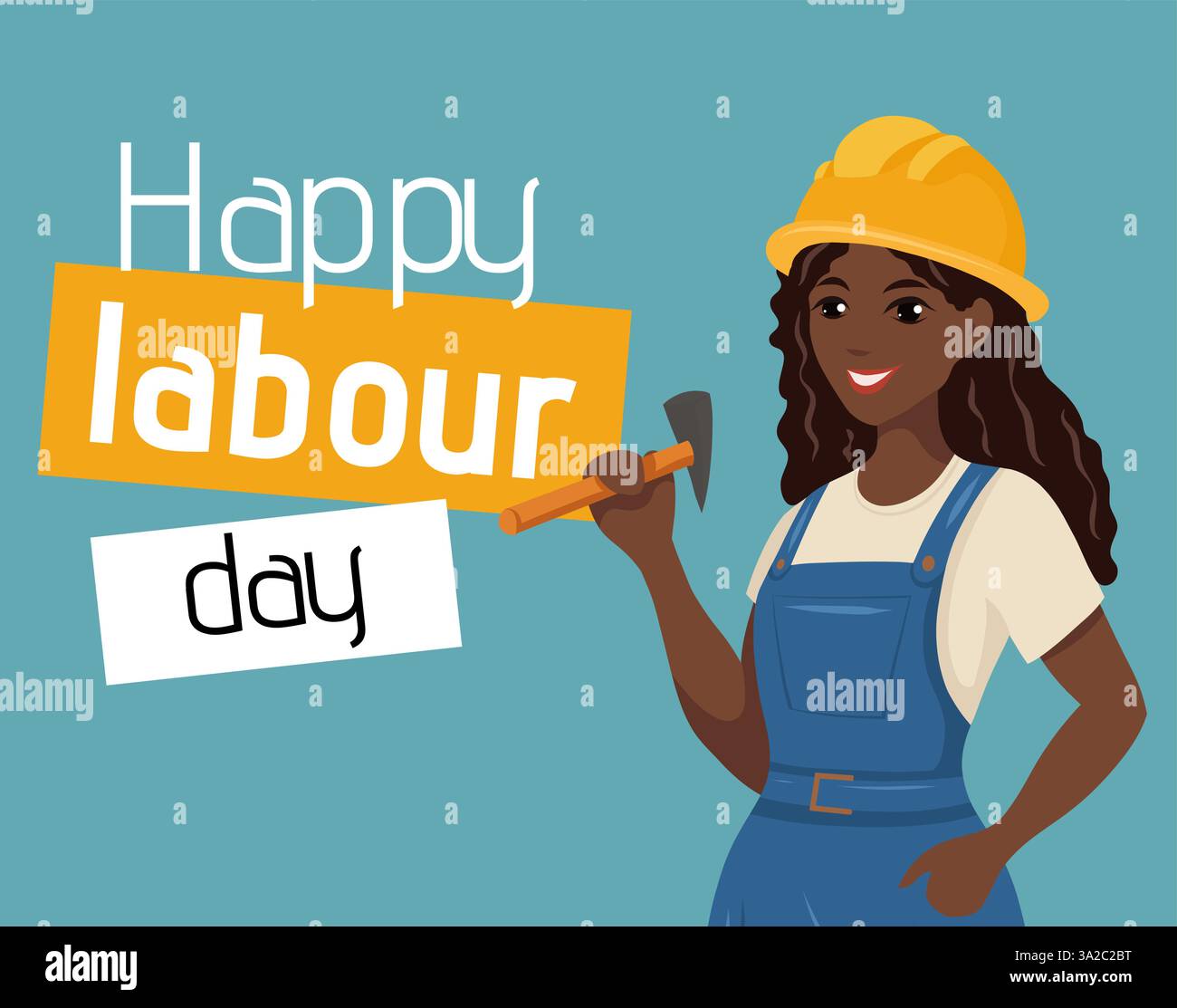 Female day labourer Stock Vector Images - Alamy