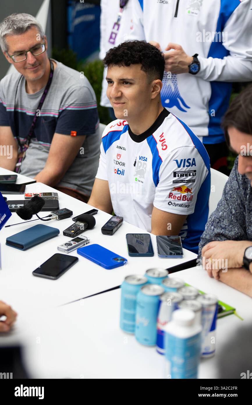 HADJAR Isack (fra), Visa Cash App RB F1 Team VCARB02, portrait during the Formula 1 Louis ...