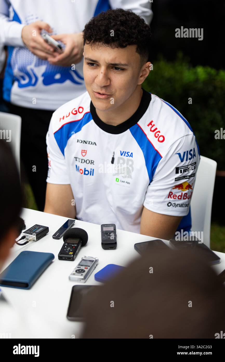 HADJAR Isack (fra), Visa Cash App RB F1 Team VCARB02, portrait during the Formula 1 Louis ...