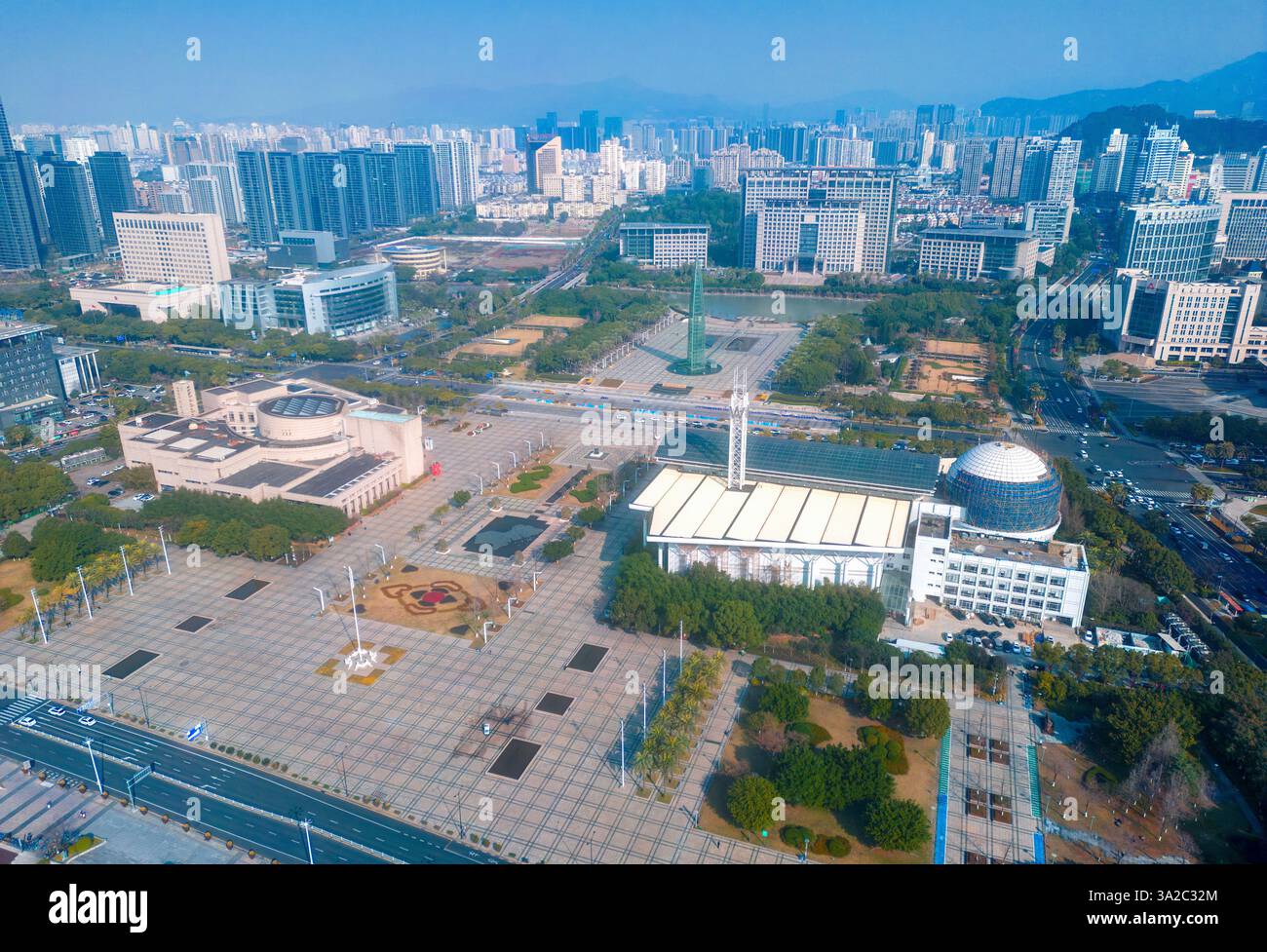 Urban Environment, Century Plaza, Wenzhou City Center, Zhejiang ...