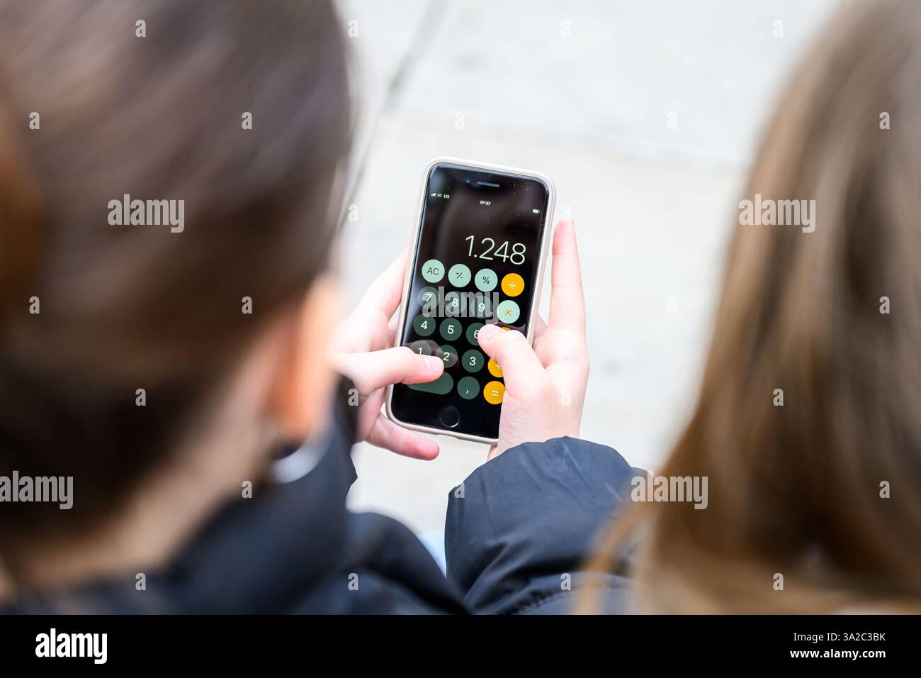 Illustration on the topic school/smartphone/student/cell phone/cell ...