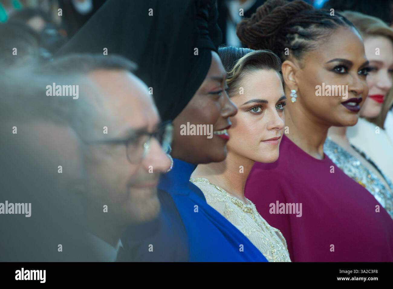CANNES, FRANCE - MAY 19: (L-R) Jury member Khadja Nin, Jury president ...