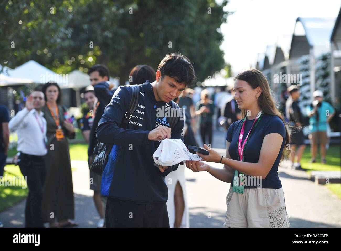 MELBOURNE, AUSTRALIA 13 Mar 2025. Pictured: Williams Formula 1 driver ...