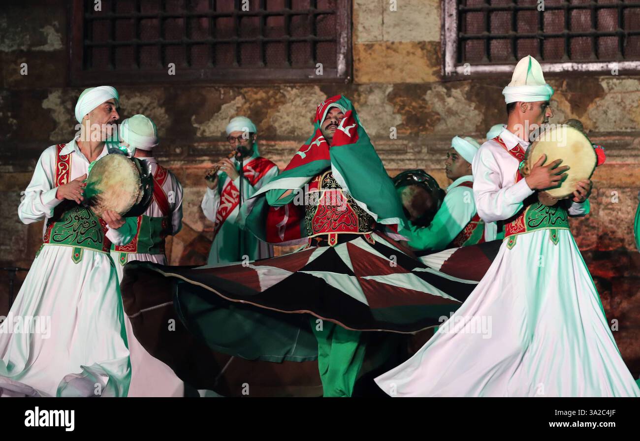 Tanoura Dance Troupe performance in Cairo, Egypt Members of the Tanoura ...