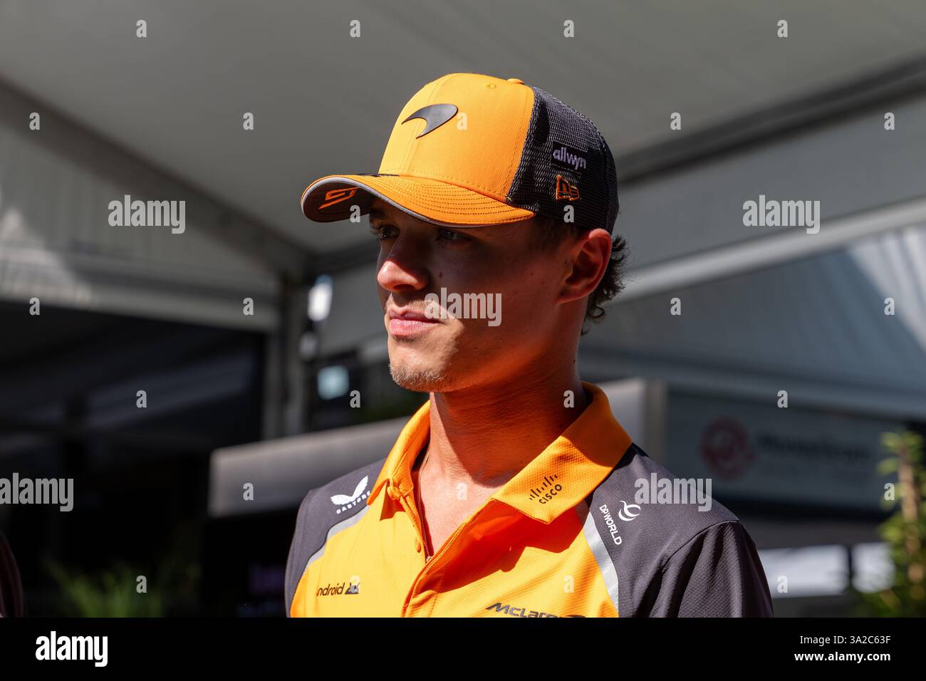 LANDO NORRIS (GBR) of McLaren Racing #4 during the FORMULA 1 LOUIS ...
