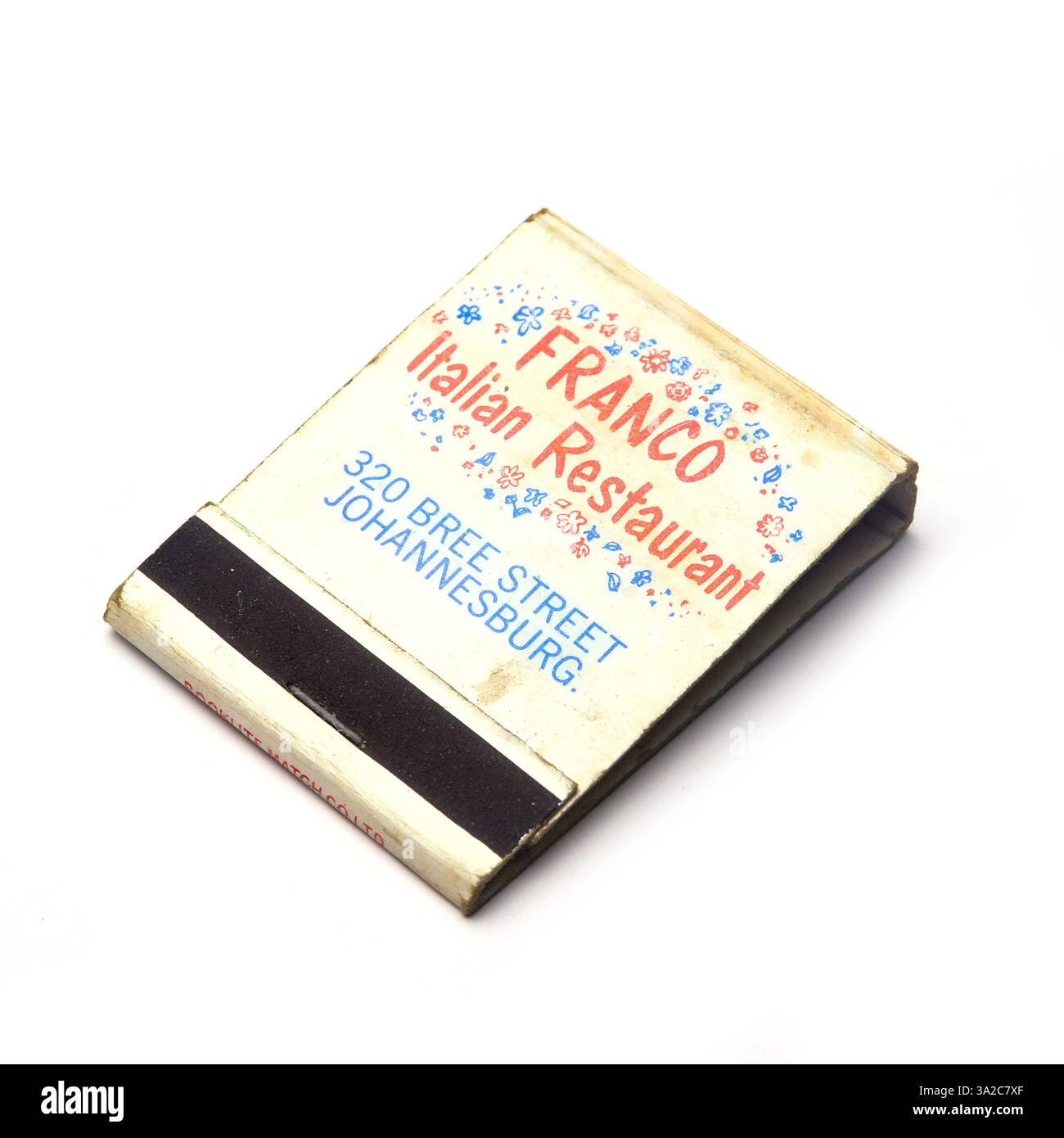 Franco, Italian Restaurant, 1960's vintage matchbook Stock Photo - Alamy