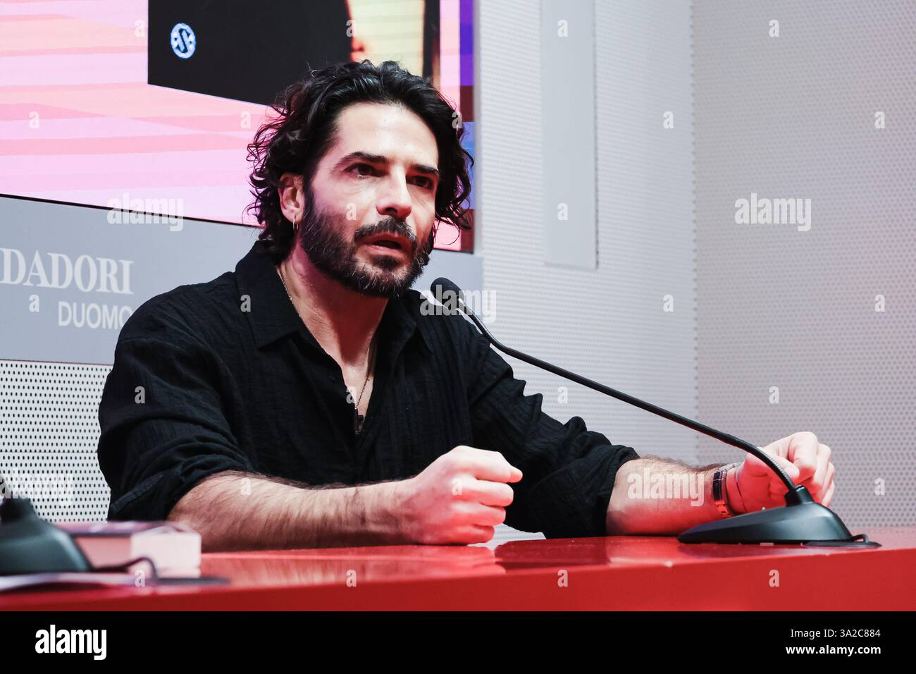 Milan, Italy. 28th Jan, 2025. Marco Bocci attends the presentation of ...