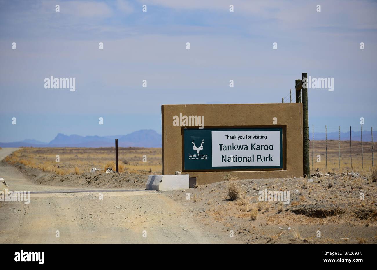 Tankwa Karoo National Park Sign Board. Western Cape, South Africa Stock ...