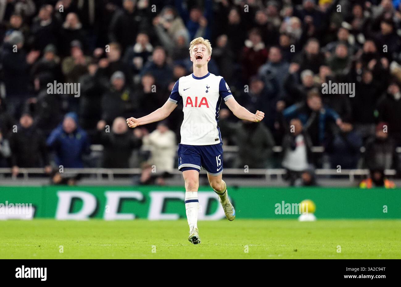 File photo dated 08-01-2025 of Tottenham Hotspur's Lucas Bergvall after ...