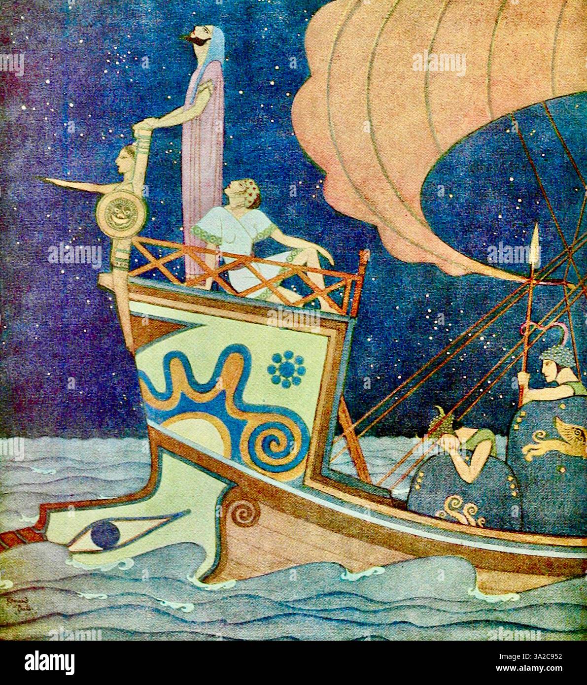 Jason appoints tiphys to be helmsman hi-res stock photography and ...