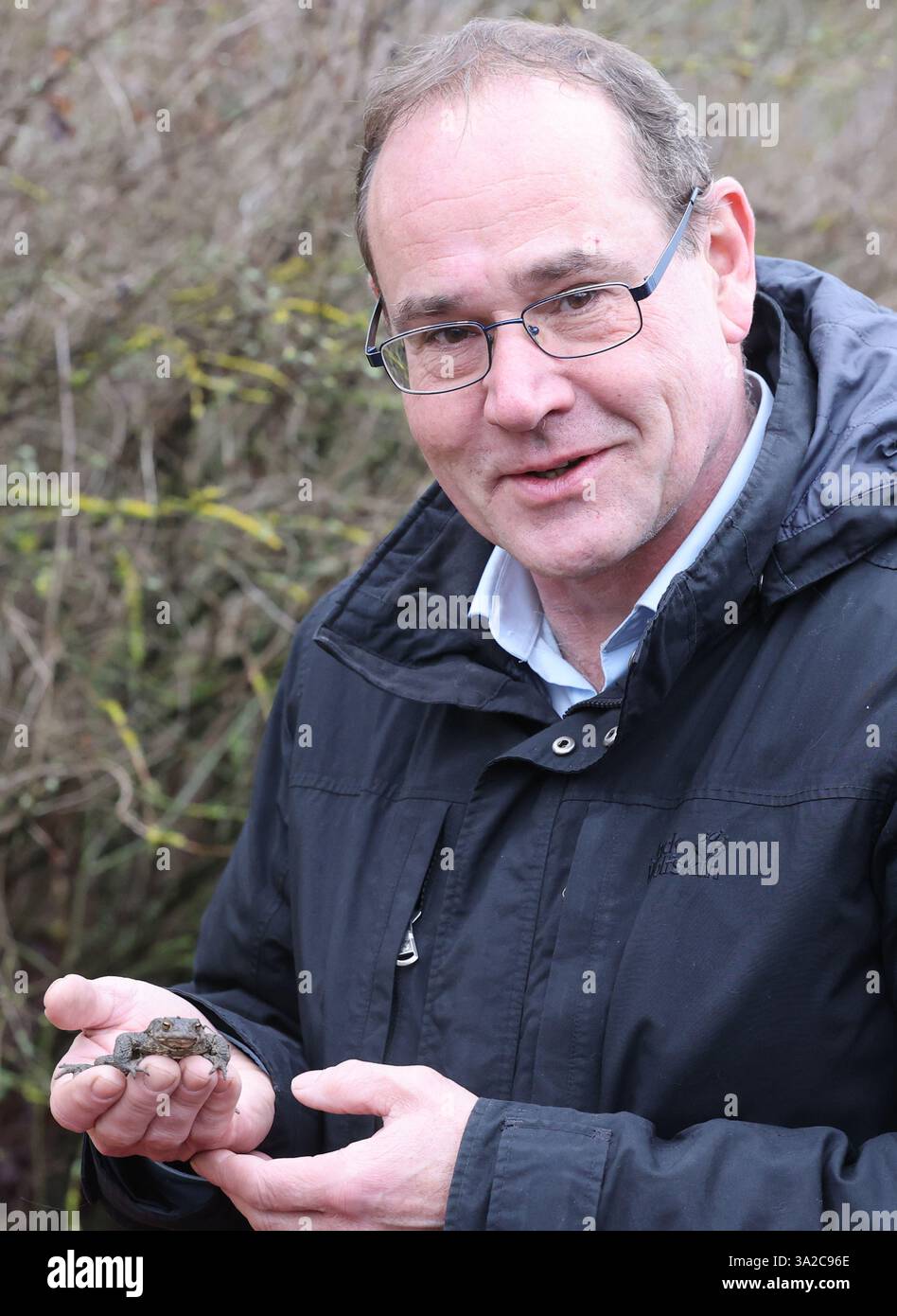 13 March 2025, Thuringia, Alkersleben: Tilo Kummer, (BSW), Thuringia's ...