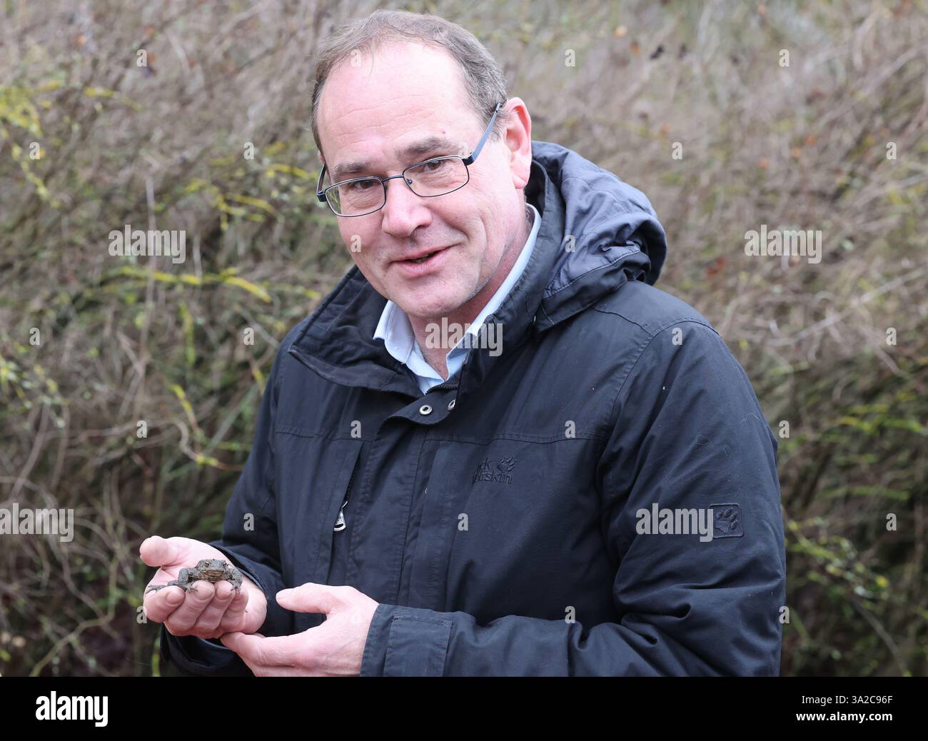 13 March 2025, Thuringia, Alkersleben: Tilo Kummer, (BSW), Thuringia's ...