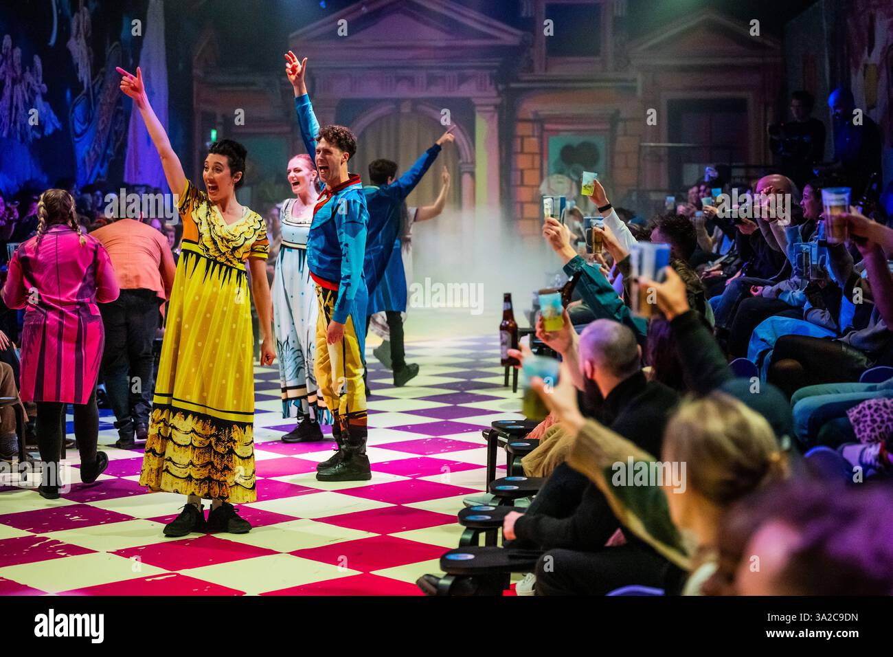 London, UK. 12th Mar, 2025. Plied & Prejudice in The Vaults in London ...