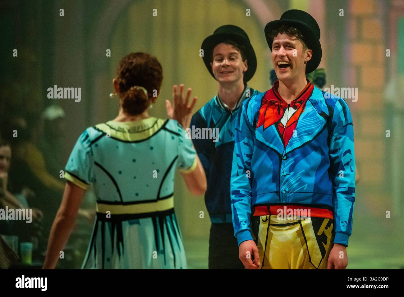 London, UK. 12th Mar, 2025. Plied & Prejudice in The Vaults in London ...