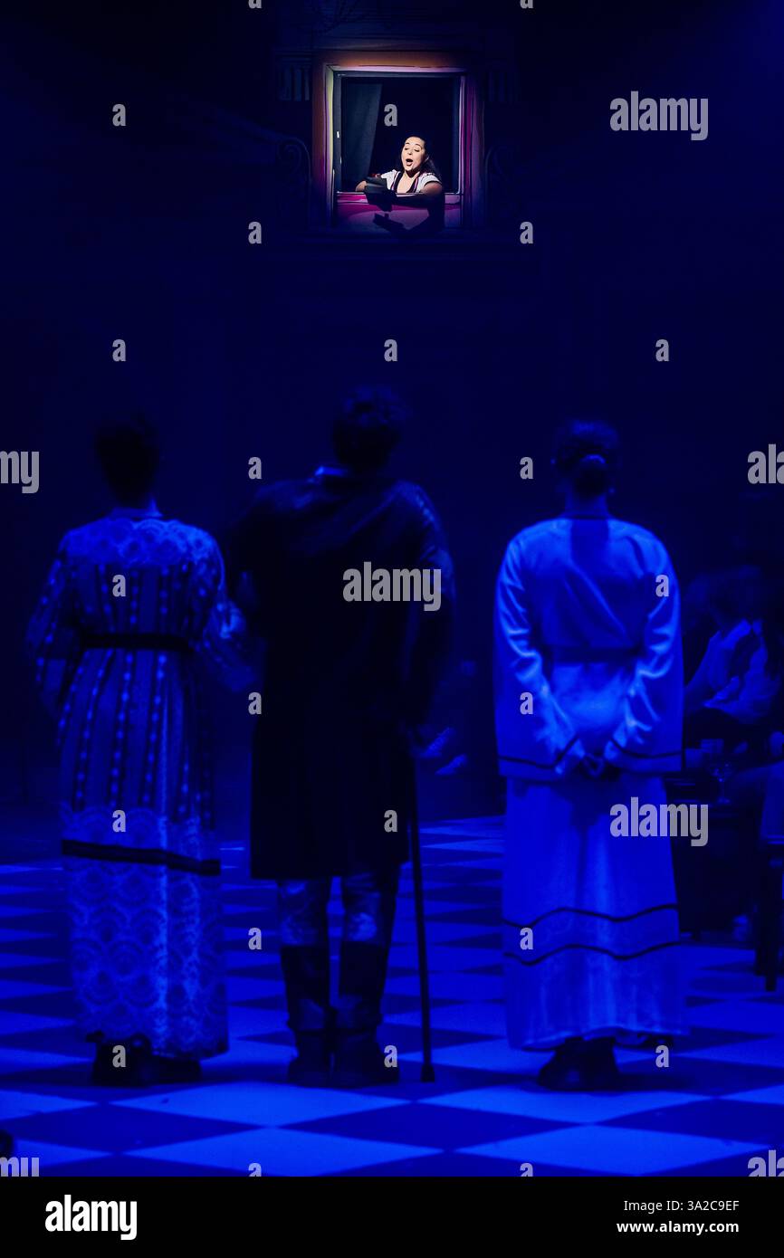 London, UK. 12th Mar, 2025. Plied & Prejudice in The Vaults in London ...