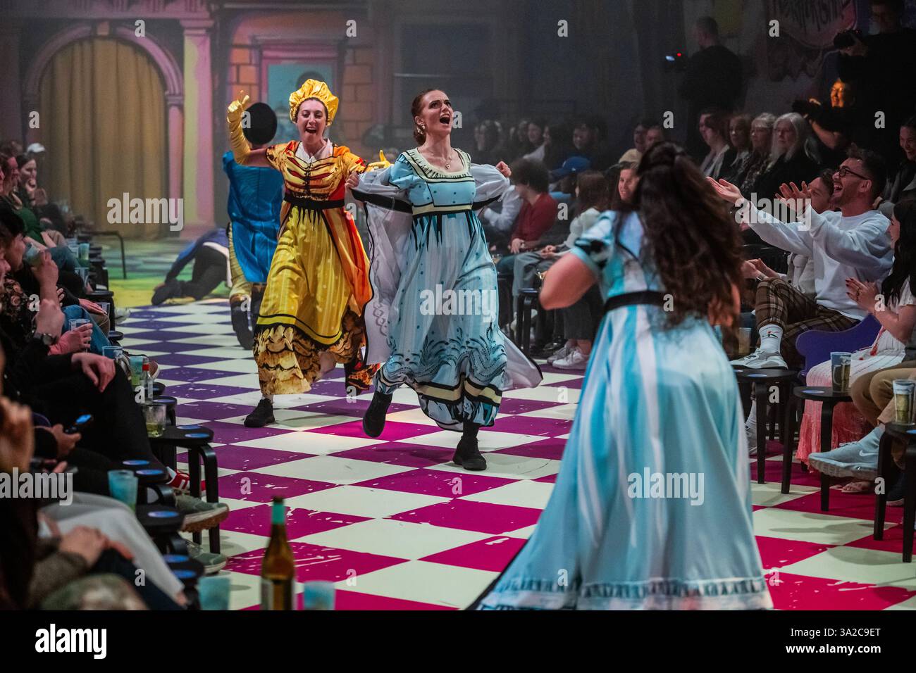 London, UK. 12th Mar, 2025. Plied & Prejudice in The Vaults in London ...