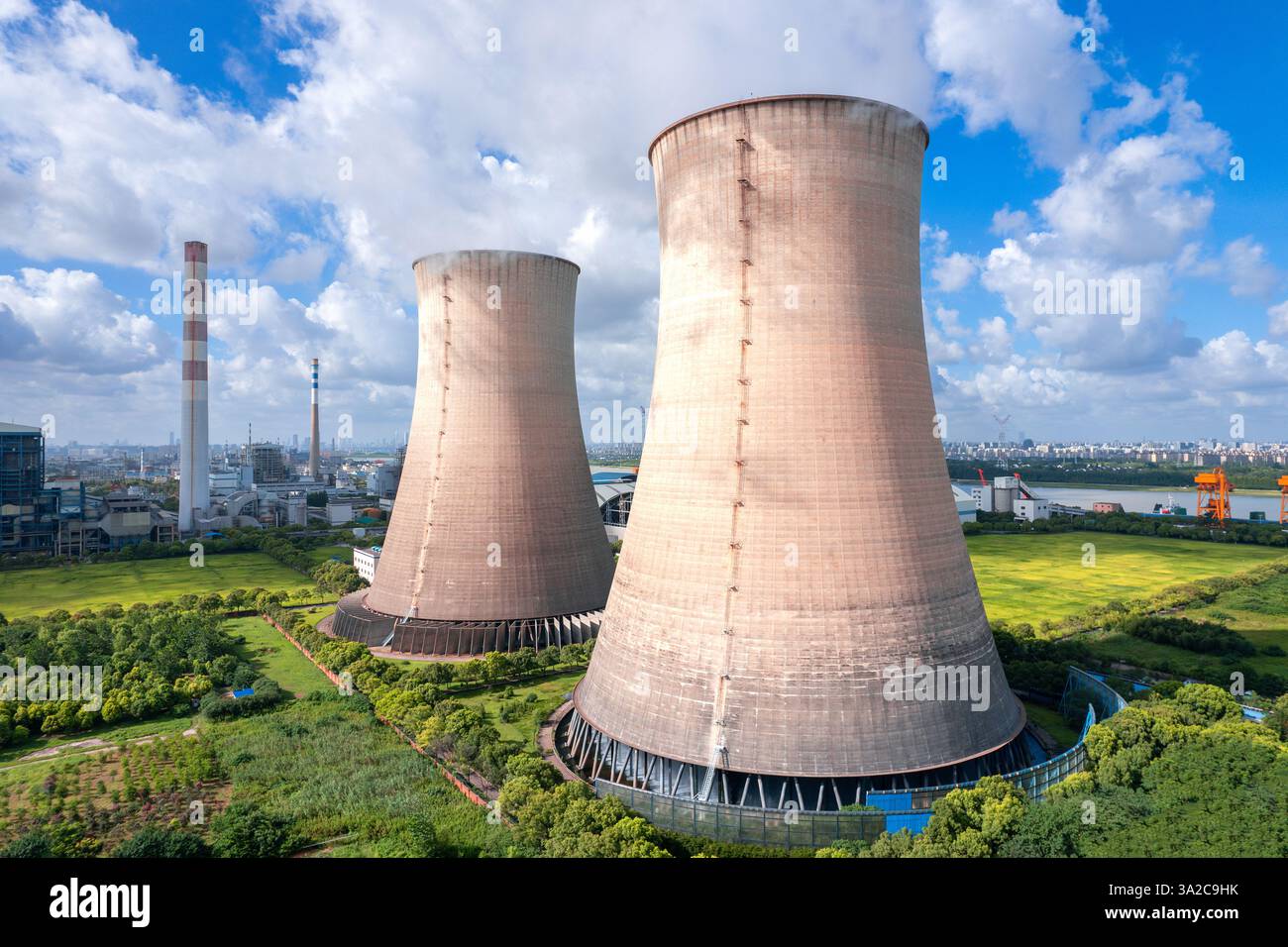 Aerial View of Wujing Industrial Zone, Minhang District, Shanghai ...