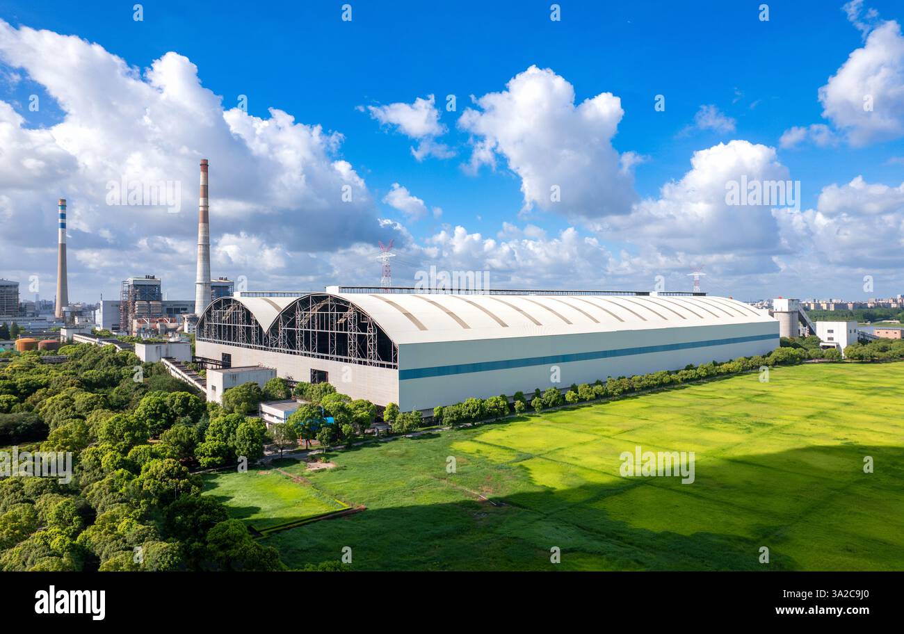 Aerial View of Wujing Industrial Zone, Minhang District, Shanghai ...