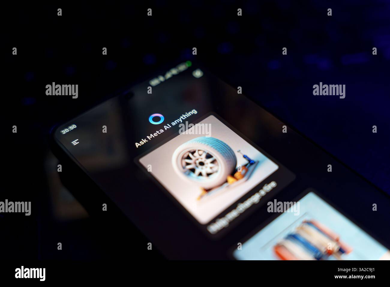 Meta platform on smartphone hi-res stock photography and images - Alamy