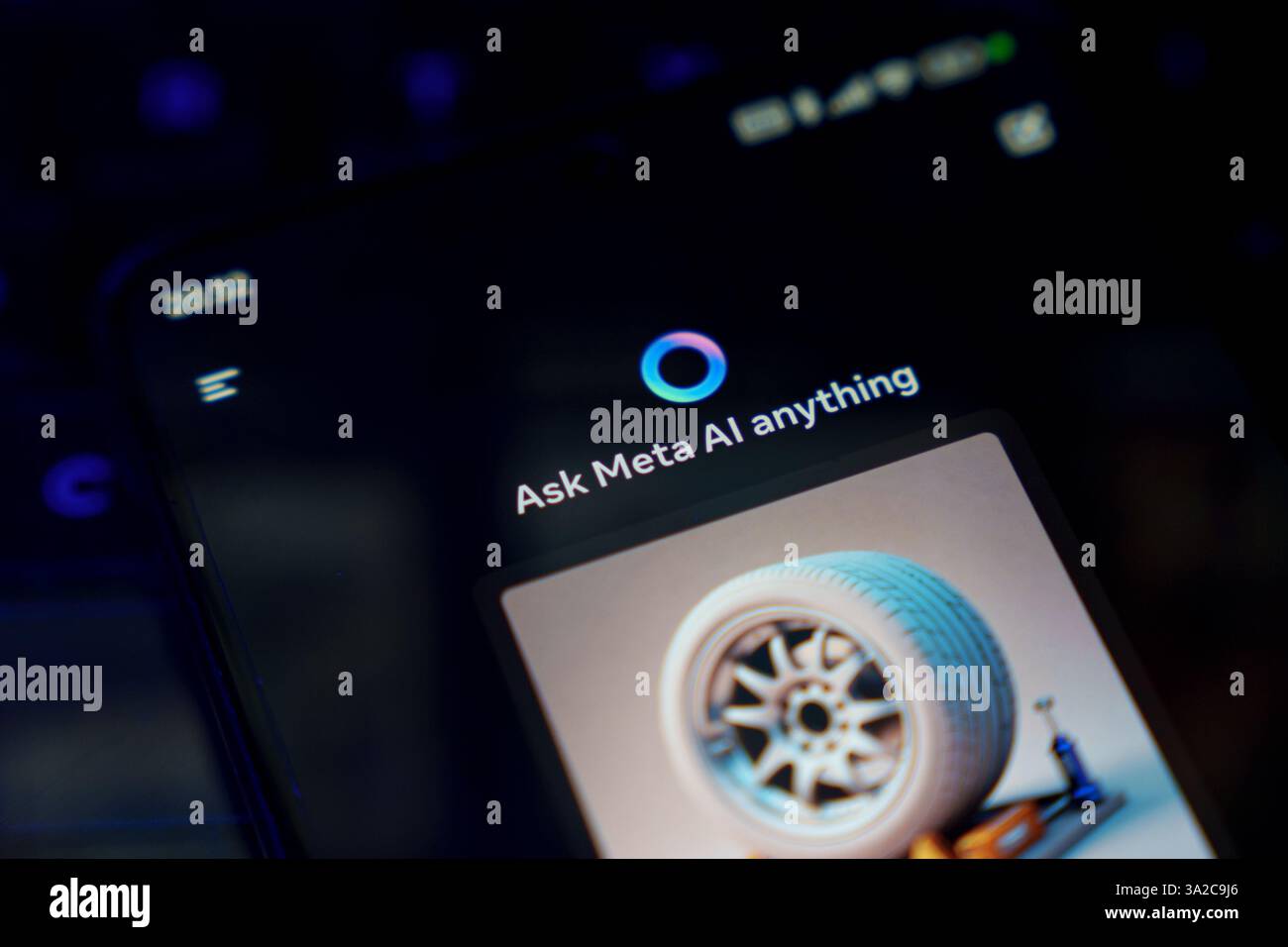 Meta platform on smartphone hi-res stock photography and images - Alamy