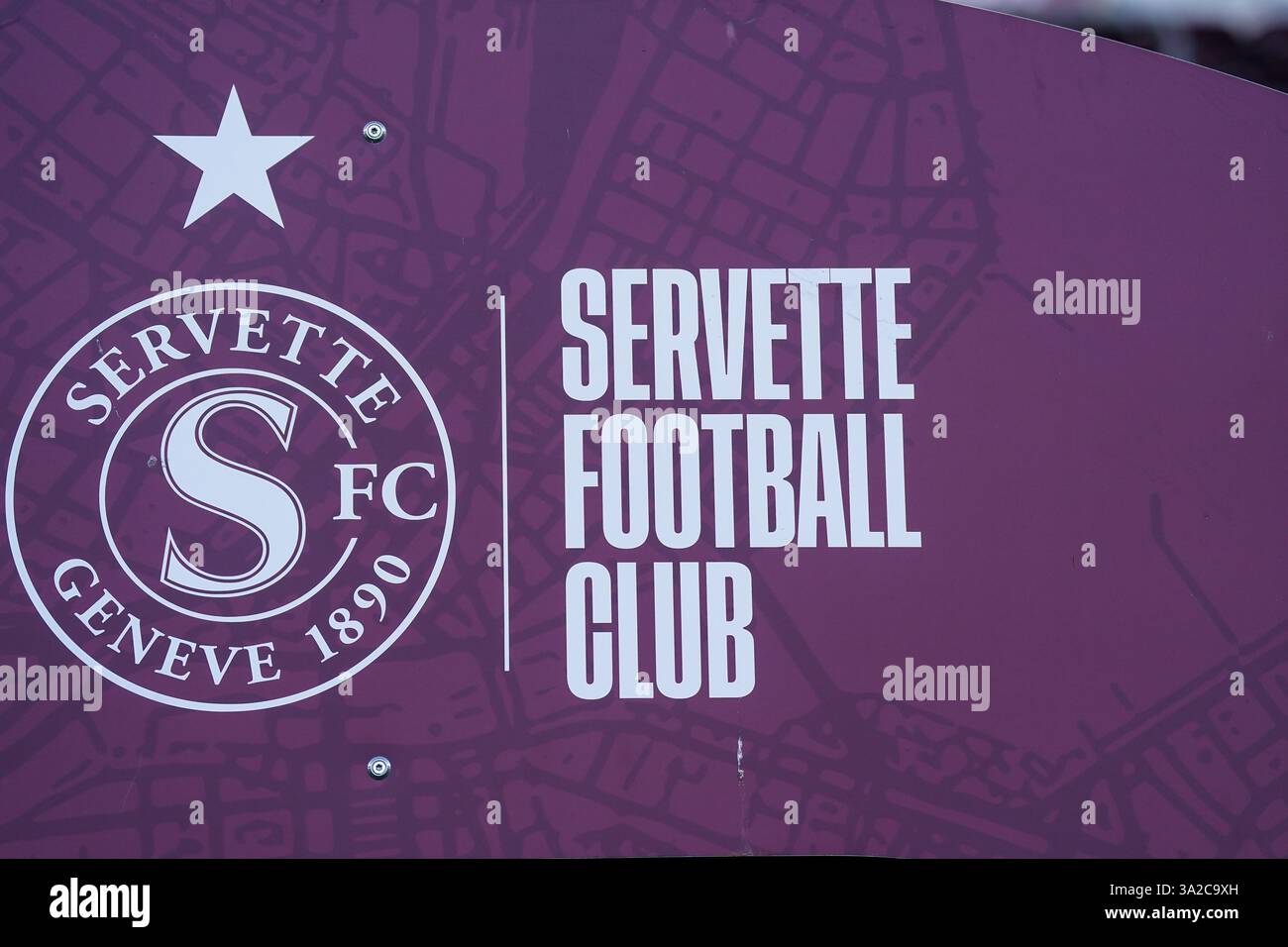 Lancy, Switzerland. 09th Mar, 2025. 12/03/2025, Lancy, Stade de Geneve ...