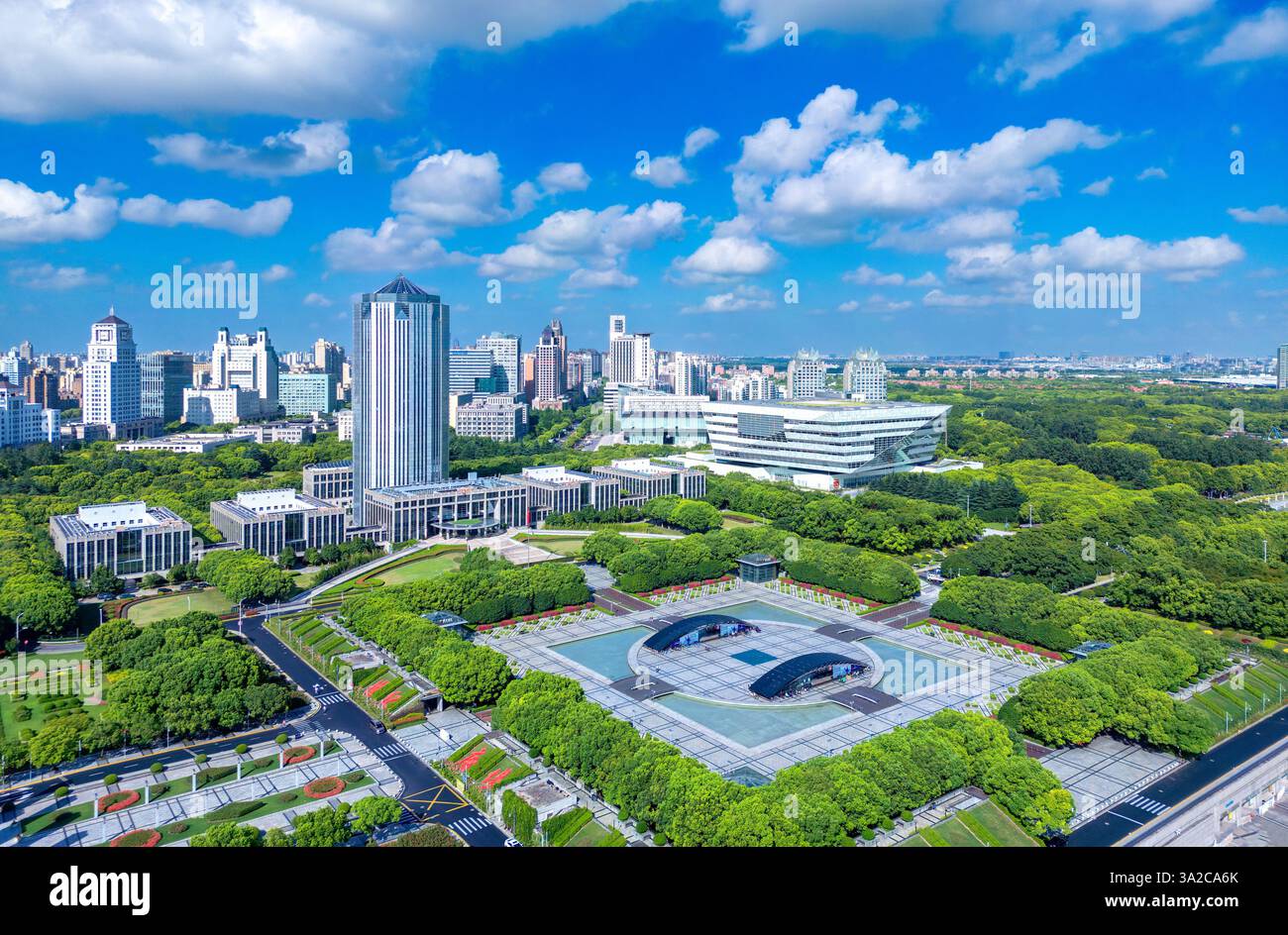 Urban Environment, Century Square, Pudong New Area, Shanghai, China ...