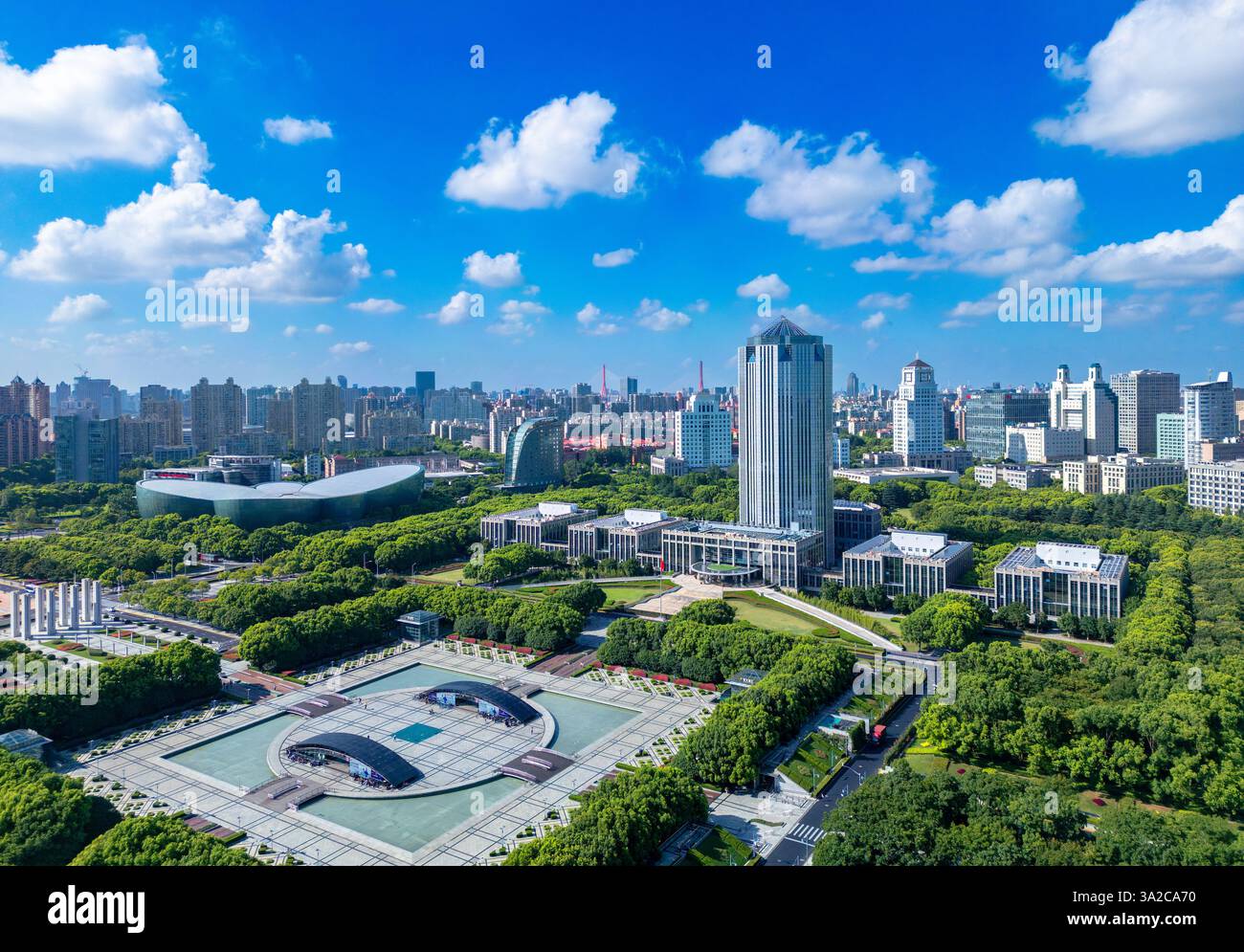 Urban Environment, Century Square, Pudong New Area, Shanghai, China ...