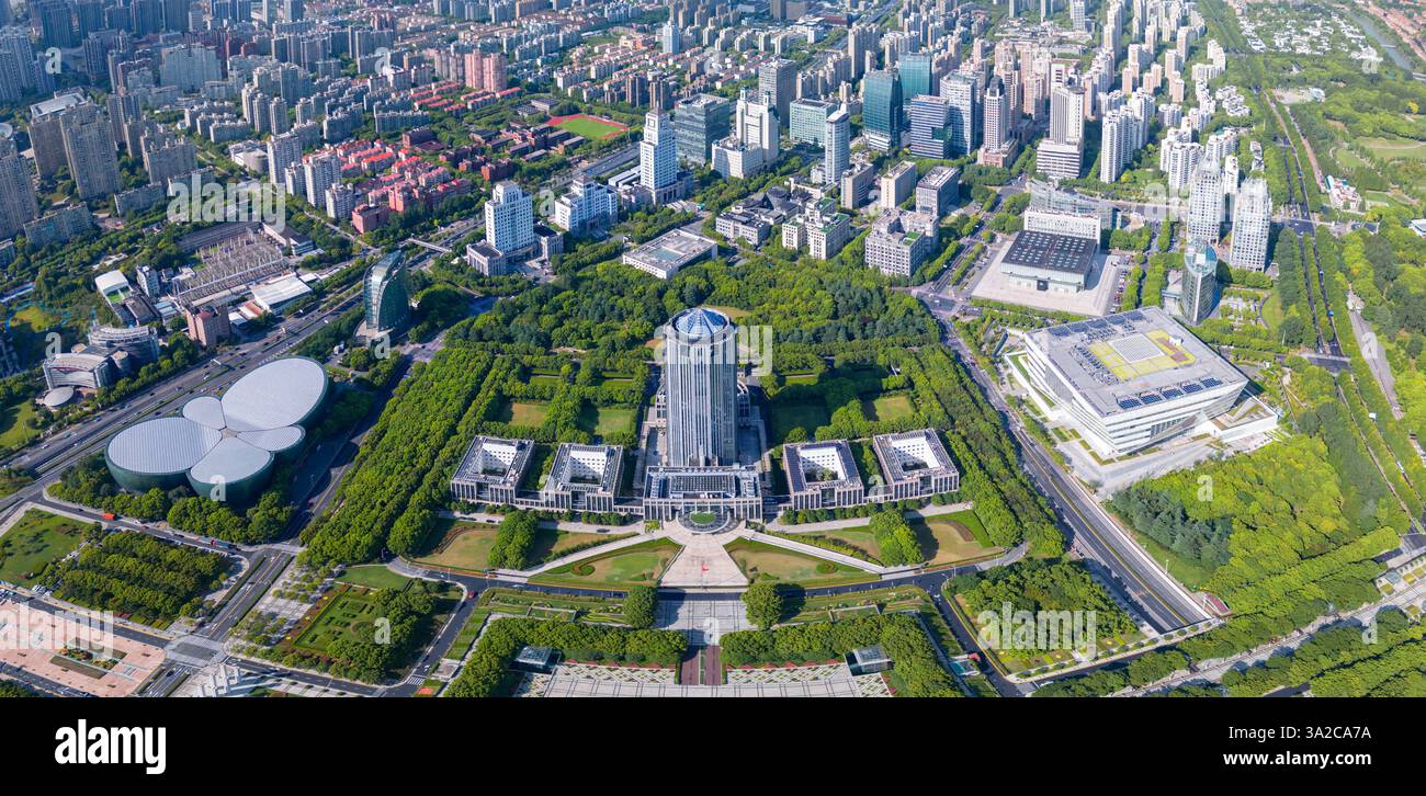 Urban Environment, Century Square, Pudong New Area, Shanghai, China ...