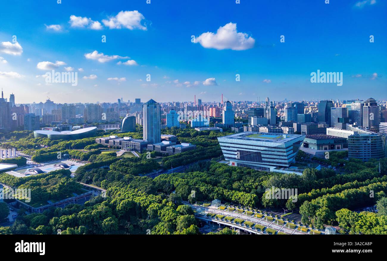 Urban Environment, Century Square, Pudong New Area, Shanghai, China ...