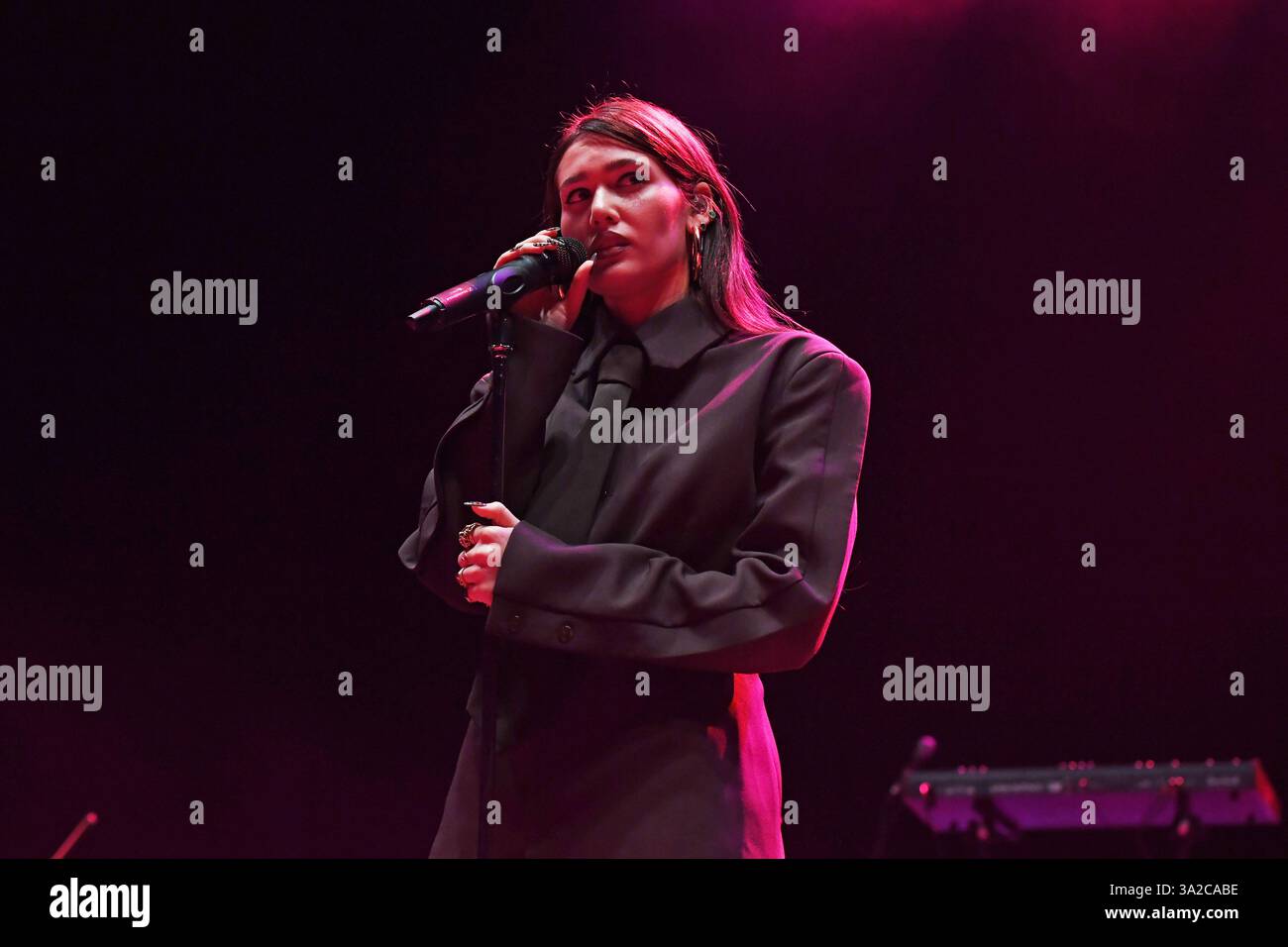 UK. 12th Mar, 2025. LONDON, ENGLAND - MARCH 12: Sienna Spiro performing ...