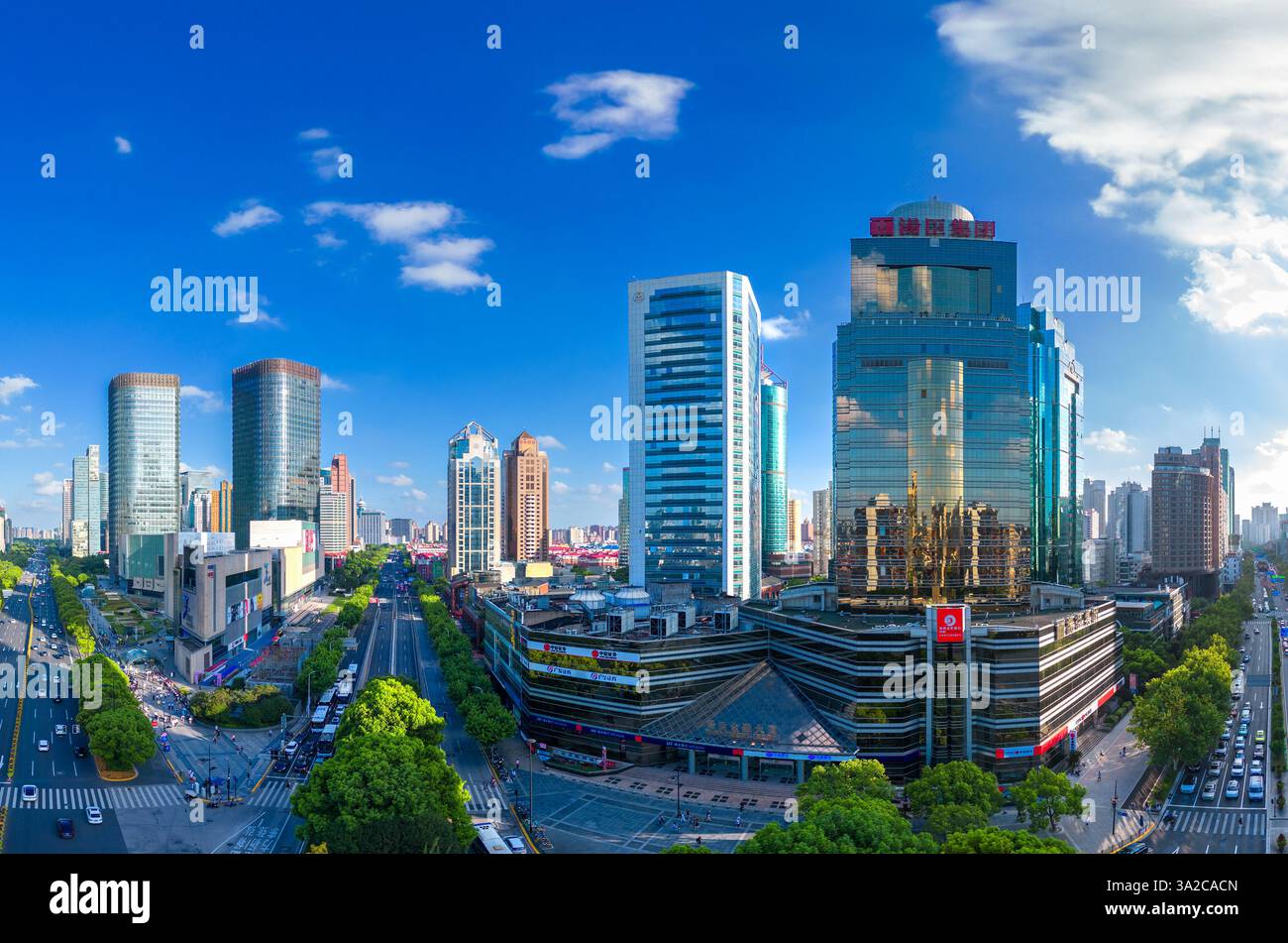 Urban Environment, Century Square, Pudong New Area, Shanghai, China ...