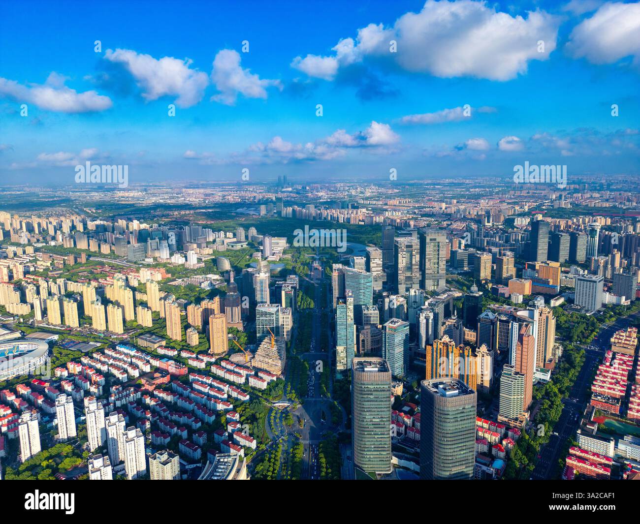 Urban Environment, Century Square, Pudong New Area, Shanghai, China ...