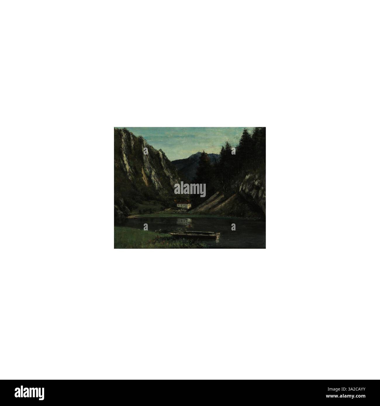 This piece by Gustave Courbet, identified as Lot 54 in the Fernier 1003 ...