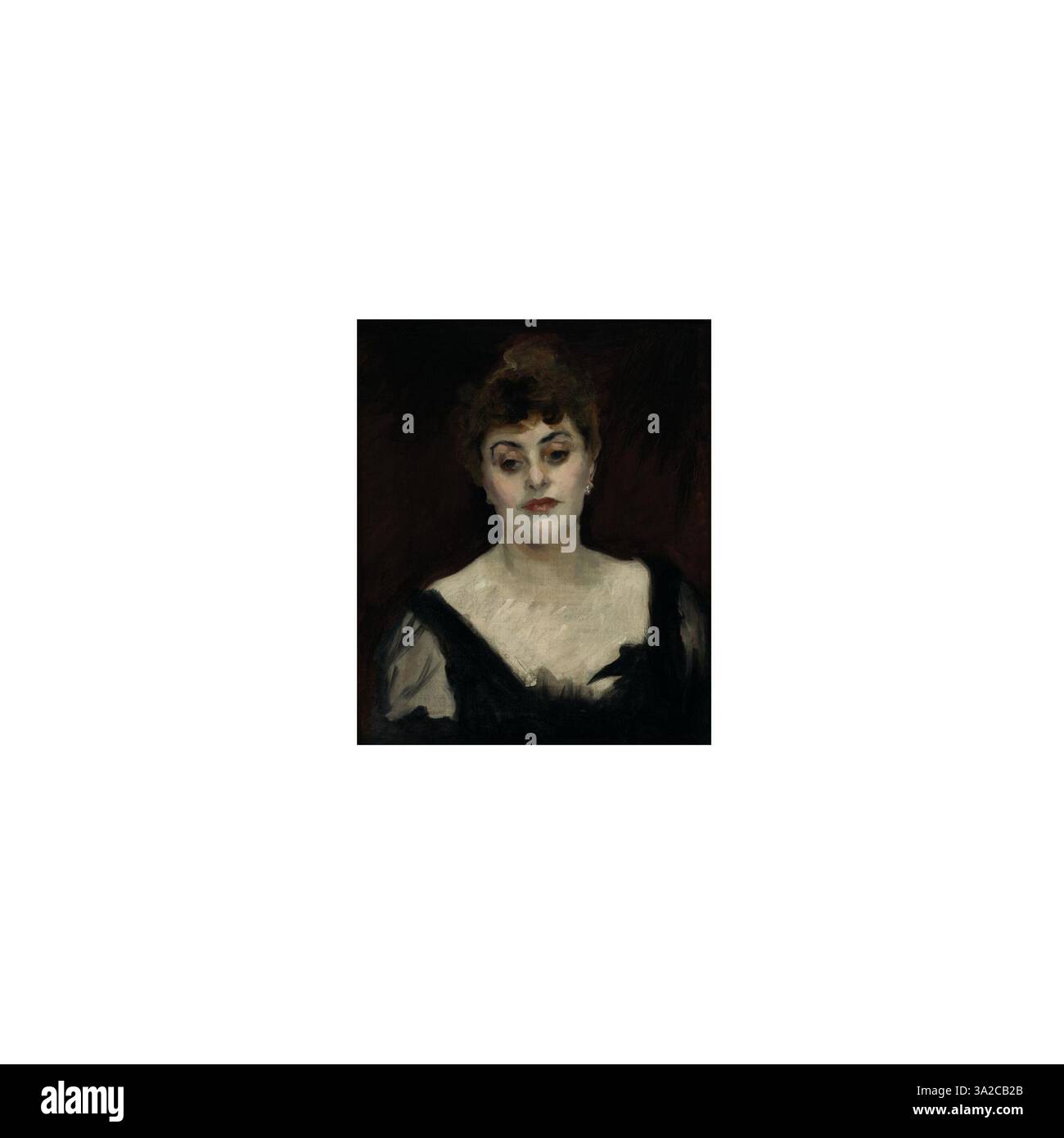 Sargent’s portrait of Madame Belleroche showcases the subject in a ...